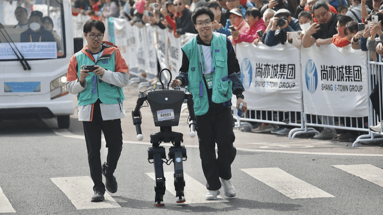 Humanoid Robots Blaze the Track in Beijing Half-Marathon! - Namaste ...