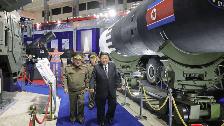 DPRK Leader Kim Jong Un Urges Military Boost at Defence Development ...